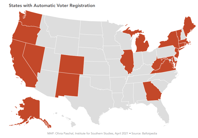 Georgia shows the promise of automatic voter registration | Facing South