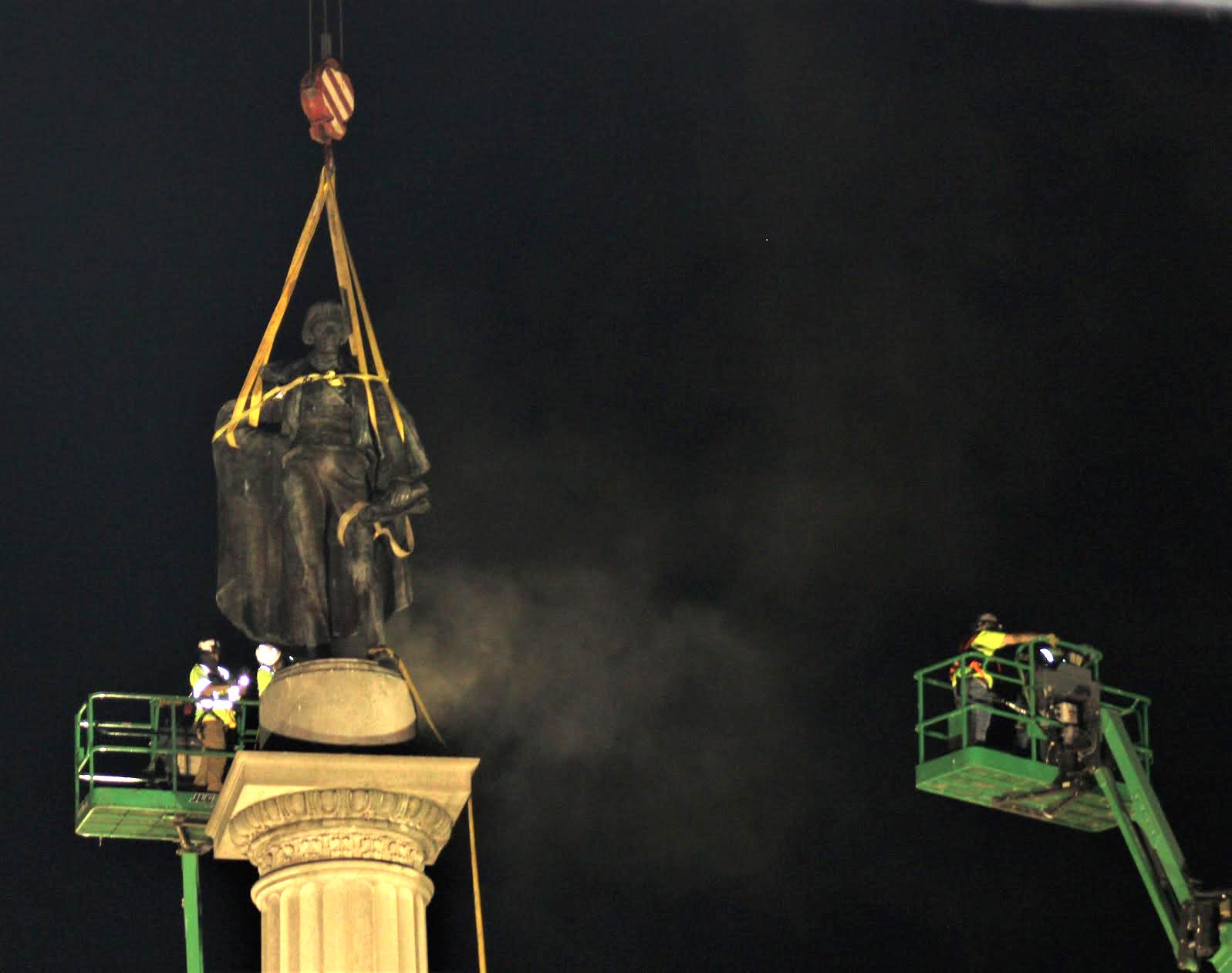 What Statue Was Removed In Charleston at James Silvers blog