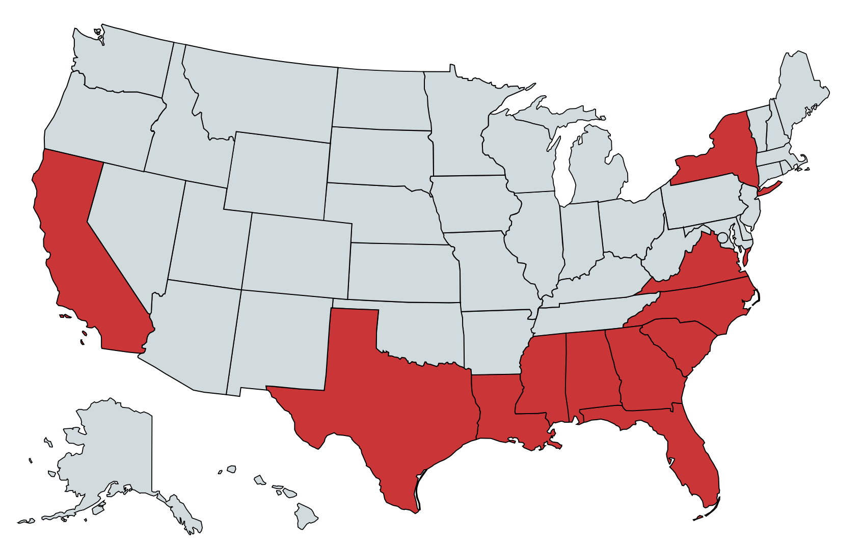The states facing federal preclearance under proposed Voting Rights Act ...