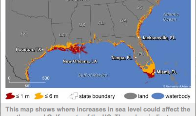 coastal erosion | Facing South